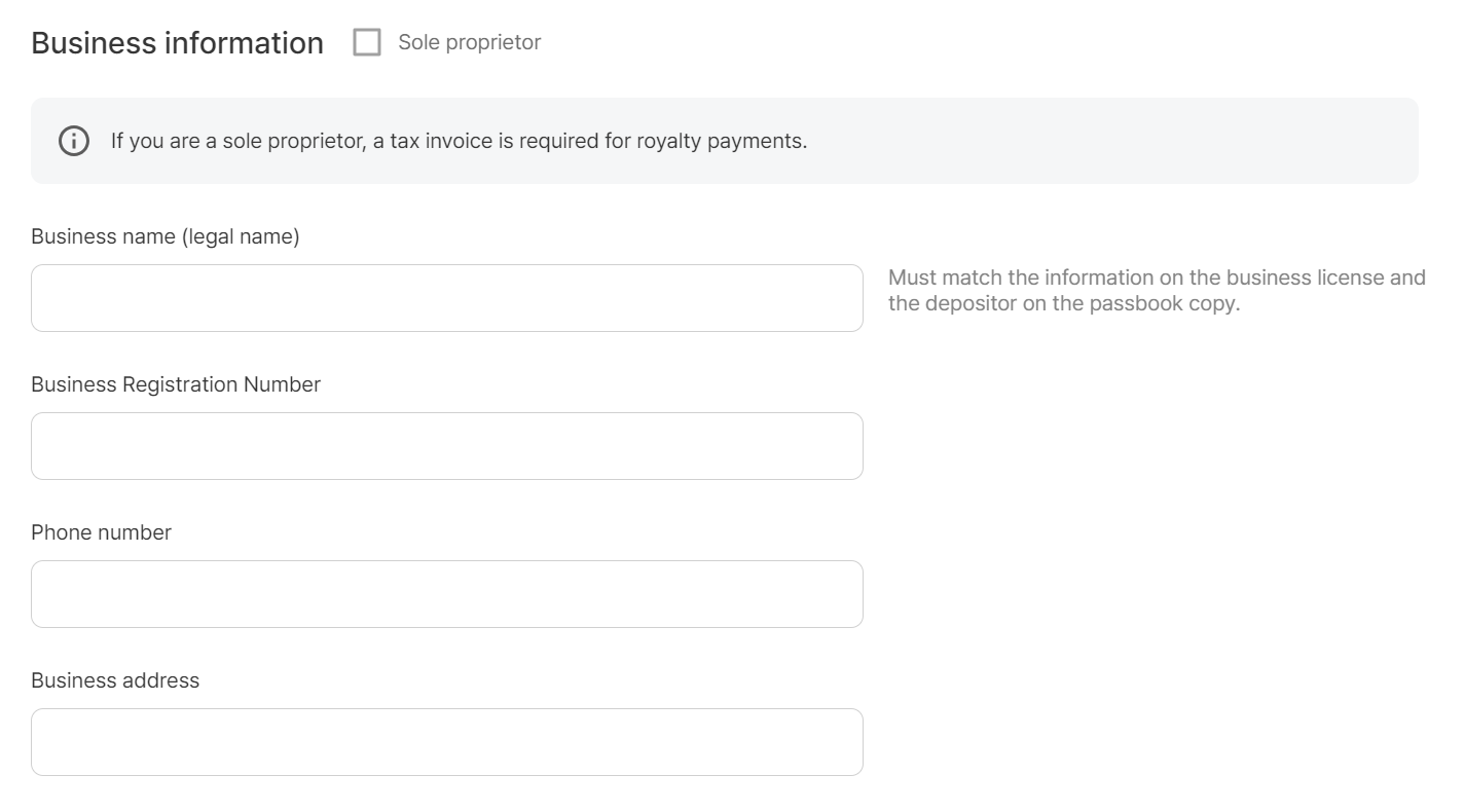How to Submit Payout Information (For Korean resident) – DesignHub Help ...